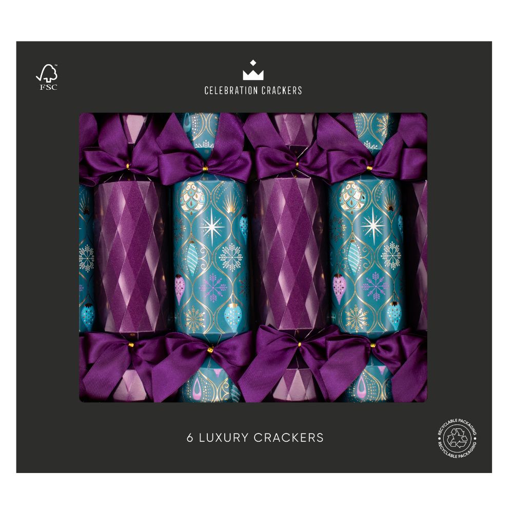 Regency Luxury Crackers & Bonbons - Purple Delight (Set of 6 ...