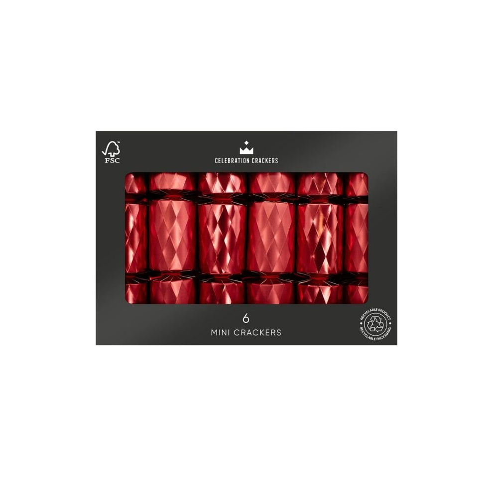 Mini Crackers - Red Diamond (6 pack) – Christmas Cracker Warehouse