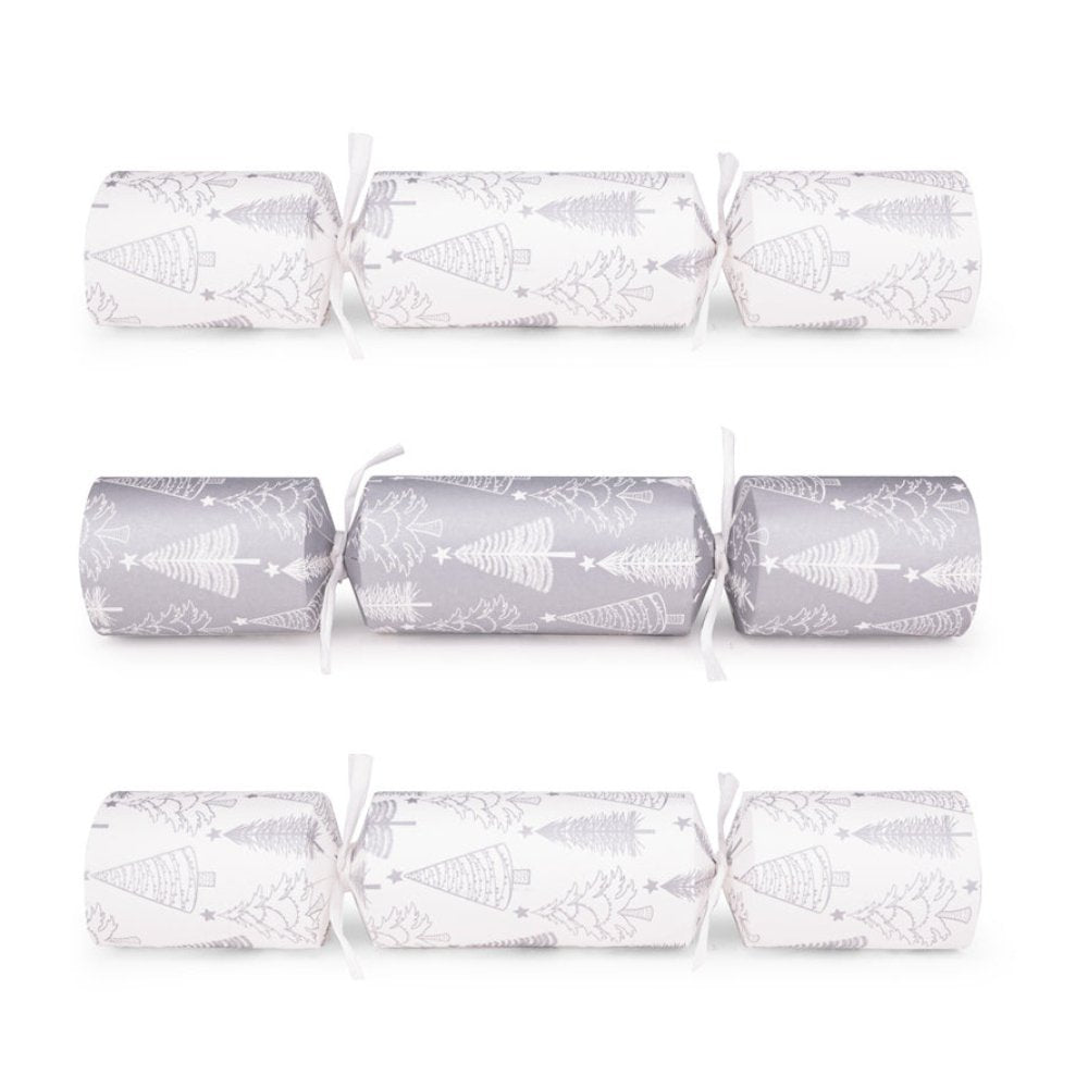 Eco Crackers & Bonbons - Silver Trees (12 Pack) – Christmas Cracker ...
